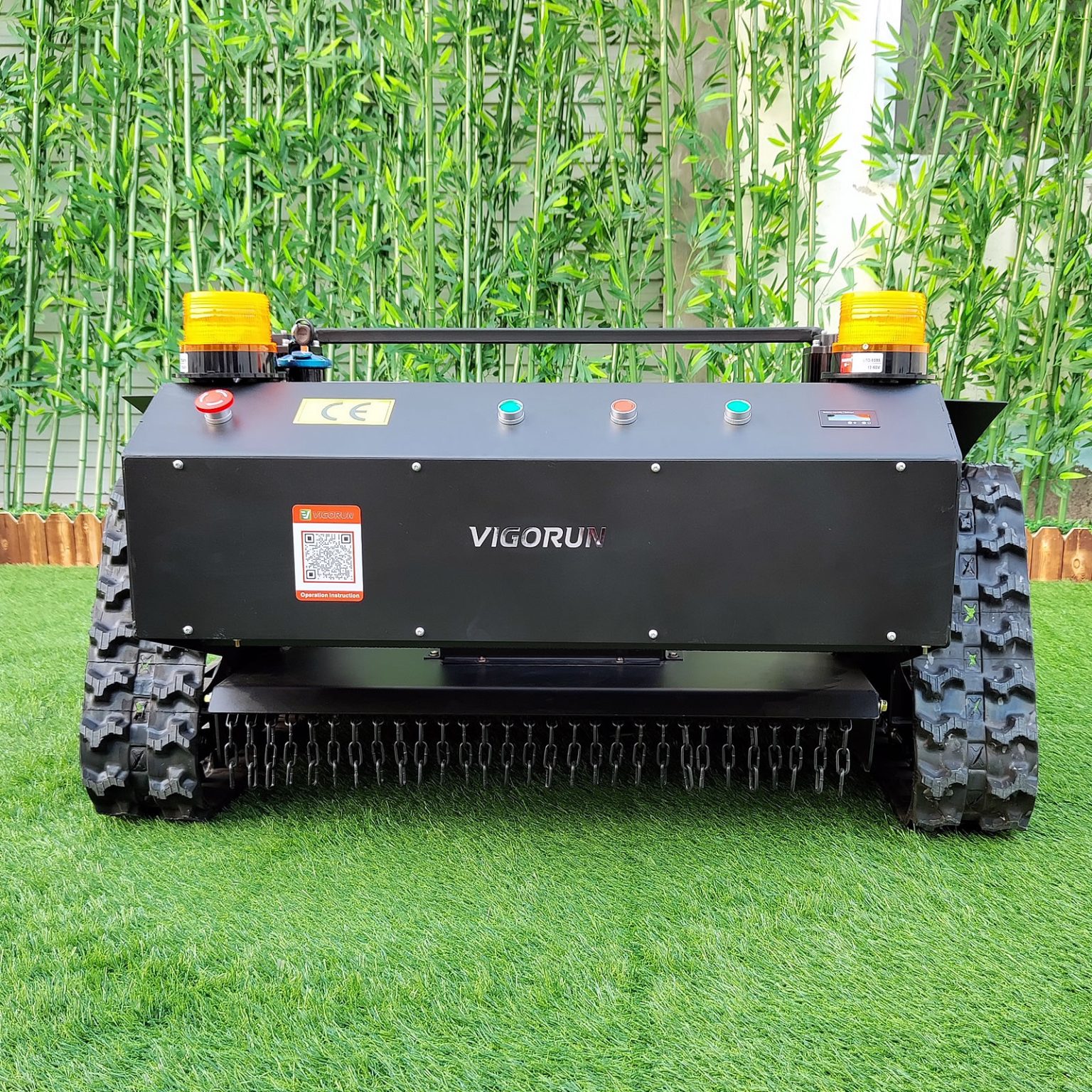 Rubber Track Remote Operated Slope Mower (VTLM800) – Vigorun Mower ...