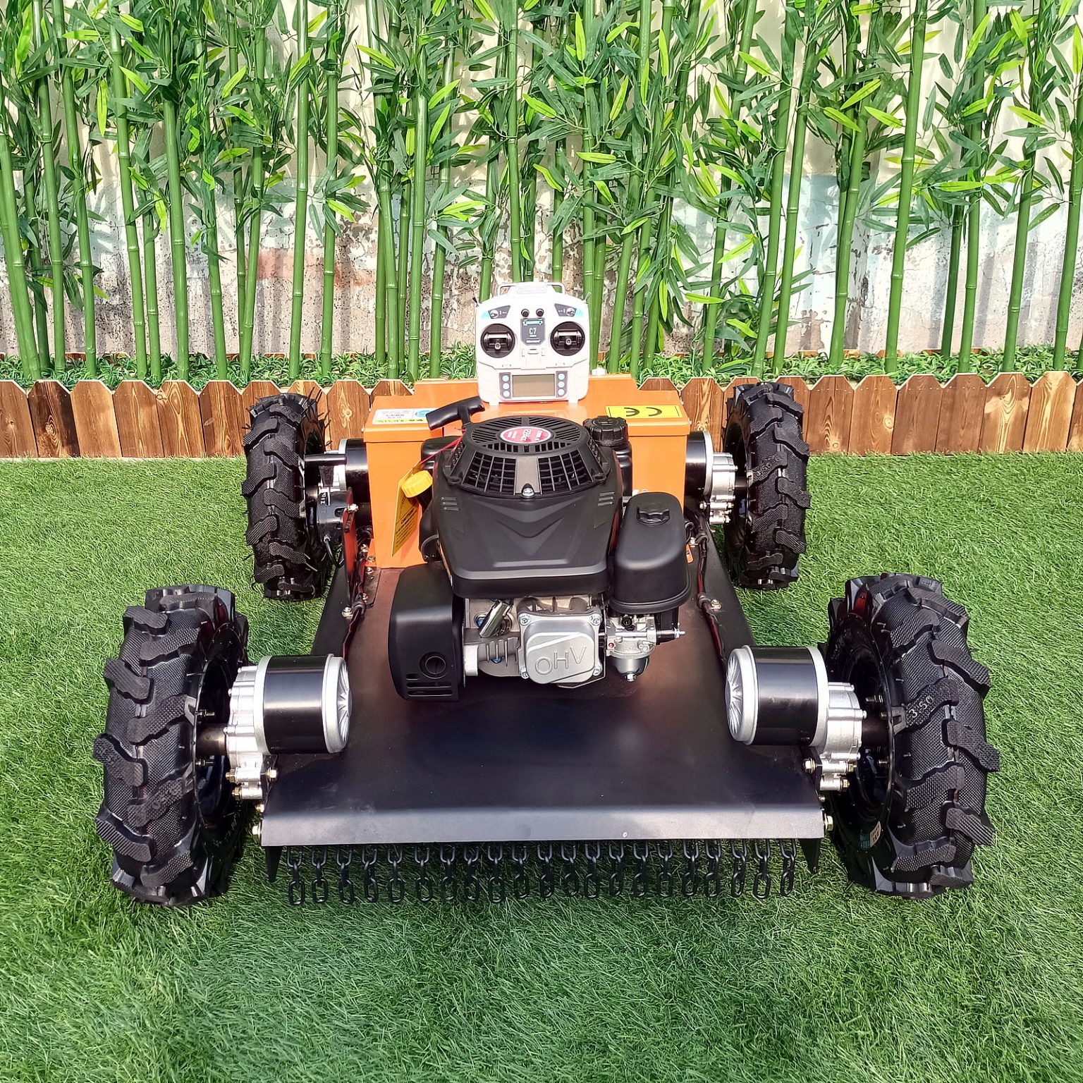 Wireless Radio Control Mowing Robot (VTW550-90 With Pull Start ...