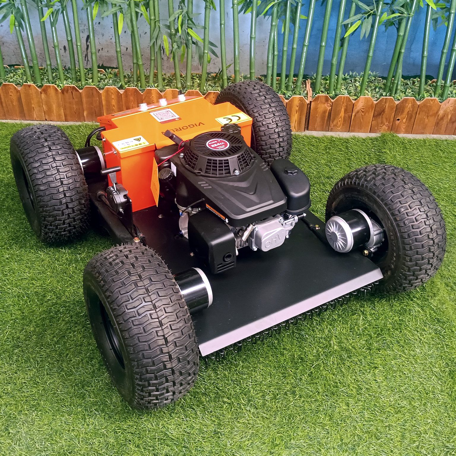 Wireless Radio Control Mowing Robot (VTW550-90 With Pull Start ...
