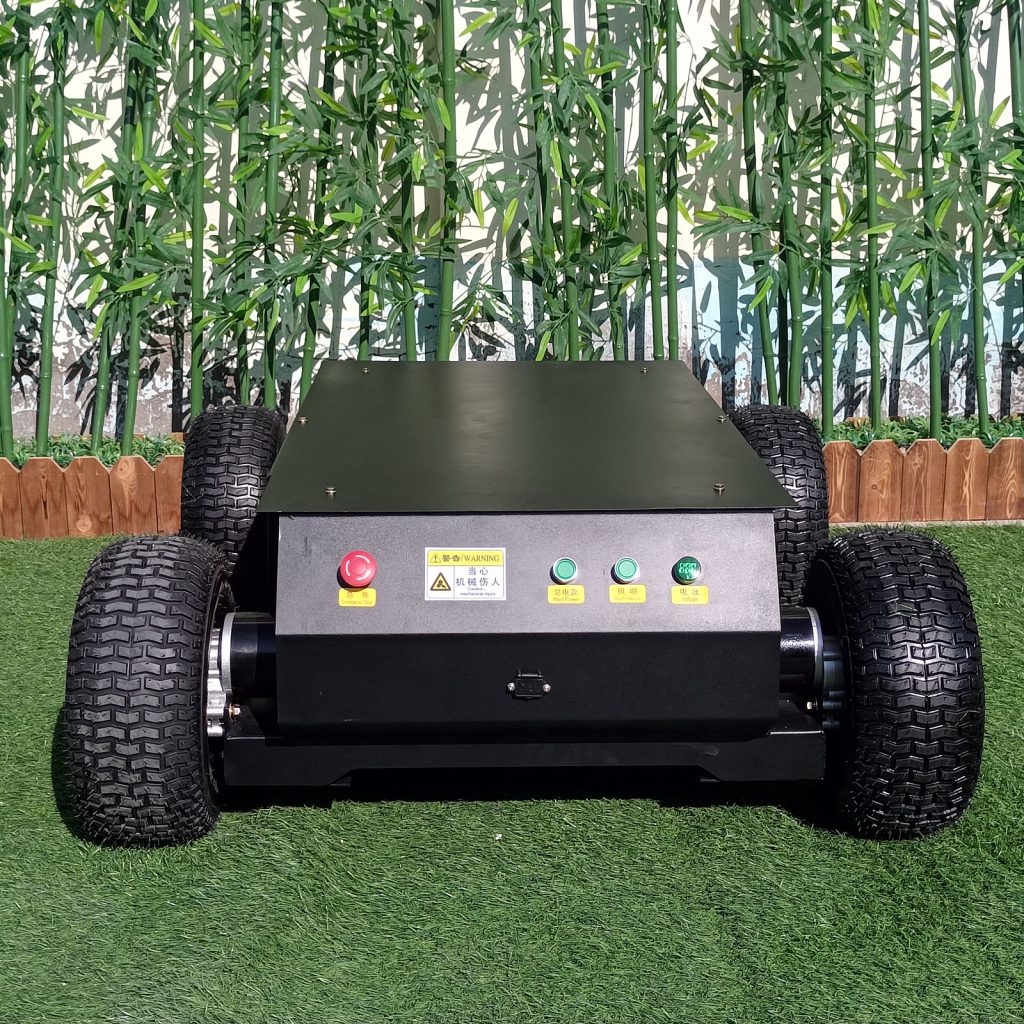 Black Remote Wheeled Chassis Platform With Tubeless Turf Tires (RWC200 ...