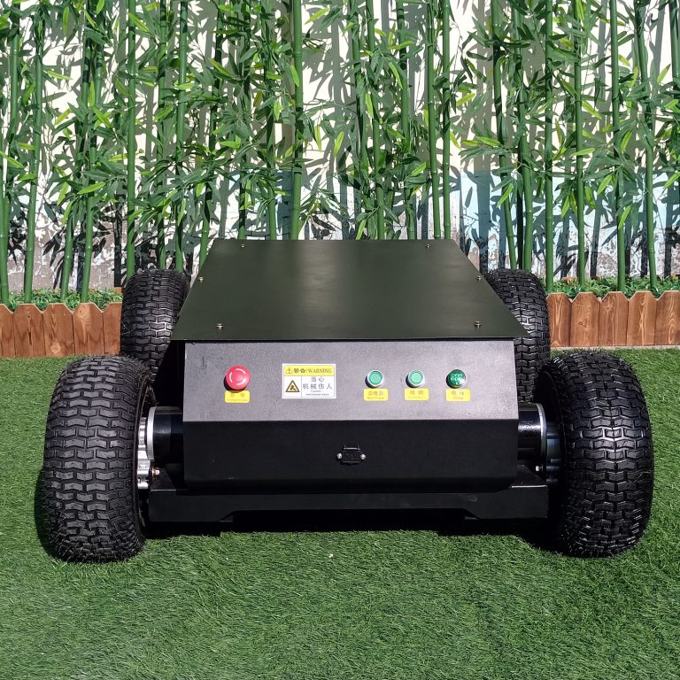 Black Remote Wheeled Chassis Platform With Tubeless Turf Tires (RWC200 ...